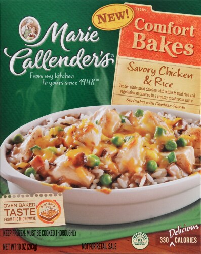 Marie Callender's Comfort Bakes - Savory Chicken & Rice, 10 Oz - Kroger Marie Callender's Comfort Bakes - Savory Chicken & Rice, 10 Oz - Kroger
