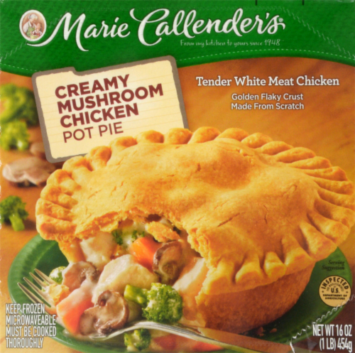 Marie Callender's Frozen Creamy Mushroom Chicken Pot Pie, 16 oz - Ralphs Marie Callender's Frozen Creamy Mushroom Chicken Pot Pie, 16 oz - Ralphs