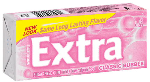 Extra Classic Bubble Gum 15 Piece Frys Food Stores