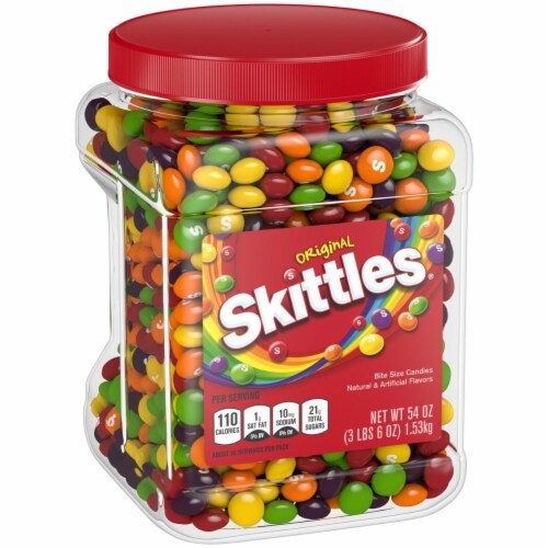 Skittles Original Fruity Candy Jar (54 Ounce), 1 unit - Kroger Skittles Original Fruity Candy Jar (54 Ounce), 1 unit - Kroger