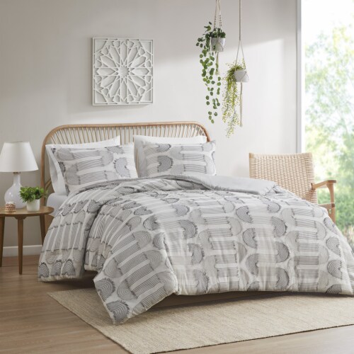 Astoria Clip Jacquard Duvet Cover Set Full Queen Jay C Food Stores