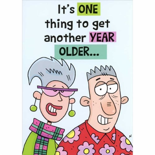 Oatmeal Studios Stylish Older Couple Another Year Older Funny ... Oatmeal Studios Stylish Older Couple Another Year Older Funny ...