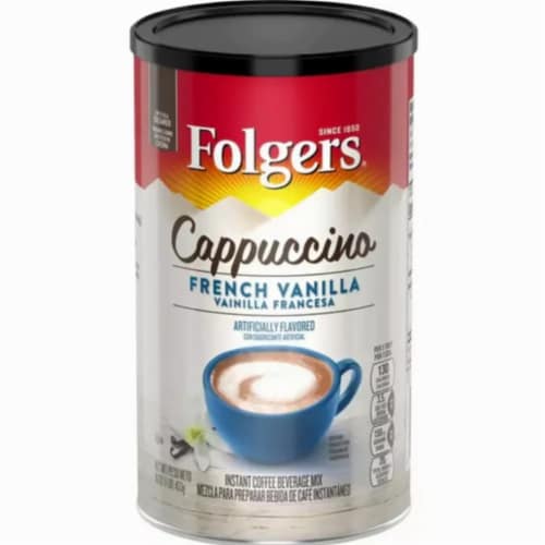 Folgers French Vanilla Cappuccino Coffee Mix, 16 oz - Harris Teeter Folgers French Vanilla Cappuccino Coffee Mix, 16 oz - Harris Teeter
