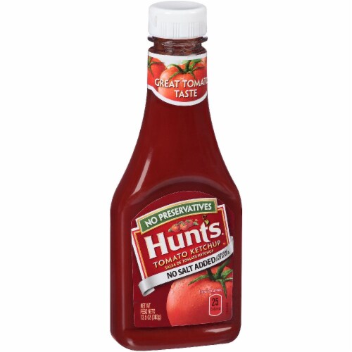 Hunt's No Salt Added Tomato Ketchup, 13.5 oz - Kroger Hunt's No Salt Added Tomato Ketchup, 13.5 oz - Kroger