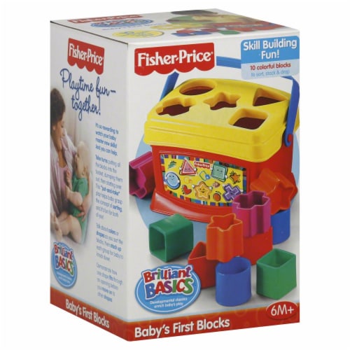 Fisher-Price® Brilliant Basics Baby's First Blocks, 1 ct - Harris Teeter Fisher-Price® Brilliant Basics Baby's First Blocks, 1 ct - Harris Teeter