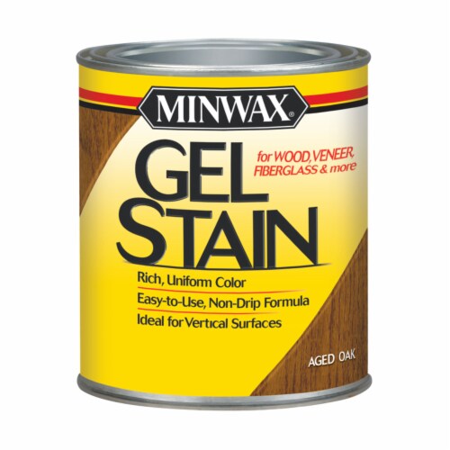 Minwax® Aged Oak Wood Finish Oil-Based Gel Stain, 1 qt - Kroger Minwax® Aged Oak Wood Finish Oil-Based Gel Stain, 1 qt - Kroger