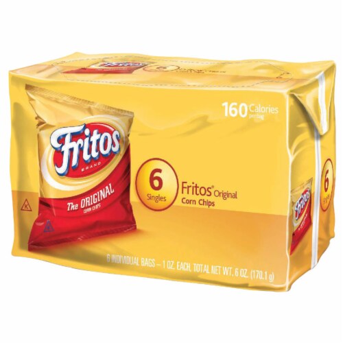 Fritos Original Corn Chips 6 Ct 1 Oz Kroger