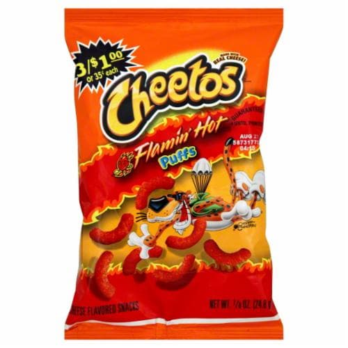 Cheetos Flamin Hot Puffs 875 Oz King Soopers