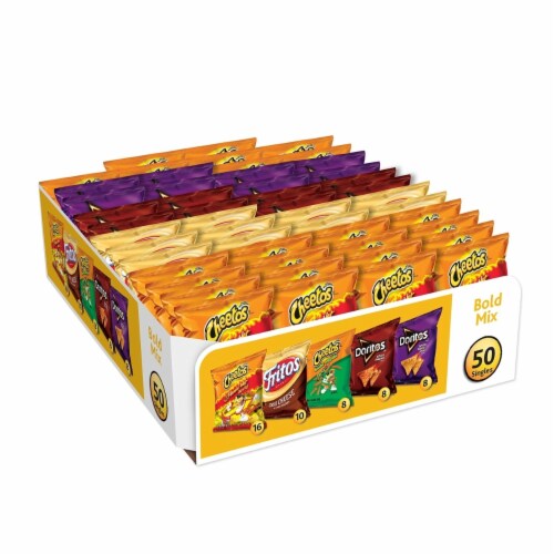 Frito-Lay Bold Party Mix Snacks and Chips Variety Multi Pack, 50 ct / 1 ... Frito-Lay Bold Party Mix Snacks and Chips Variety Multi Pack, 50 ct / 1 ...