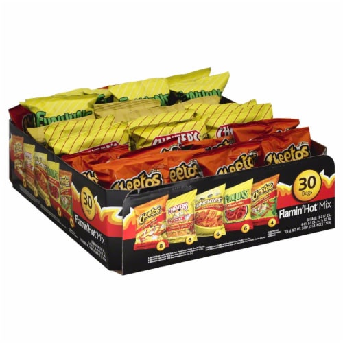 Frito Lay Flamin' Hot Mix Variety Mix, 30 ct - Kroger Frito Lay Flamin' Hot Mix Variety Mix, 30 ct - Kroger