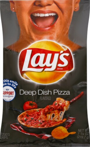Lays Deep Dish Pizza Flavored Potato Chips 775 Oz Kroger