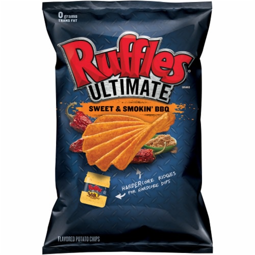 Ruffles Ultimate Sweet And Smokin Bbq Potato Chips 7 5 Oz Kroger