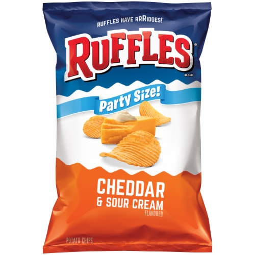 Ruffles Cheddar & Sour Cream Flavored Potato Chips, 14 oz - Kroger Ruffles Cheddar & Sour Cream Flavored Potato Chips, 14 oz - Kroger