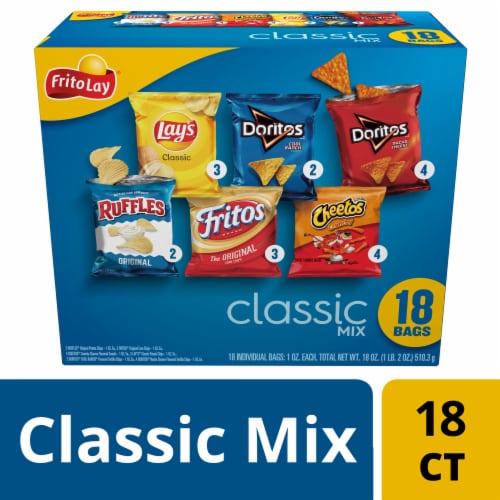 Frito-Lay® Classic Mix Chips Variety Pack, 18 ct / 1 oz - Fry’s Food Stores Frito-Lay® Classic Mix Chips Variety Pack, 18 ct / 1 oz - Fry’s Food Stores