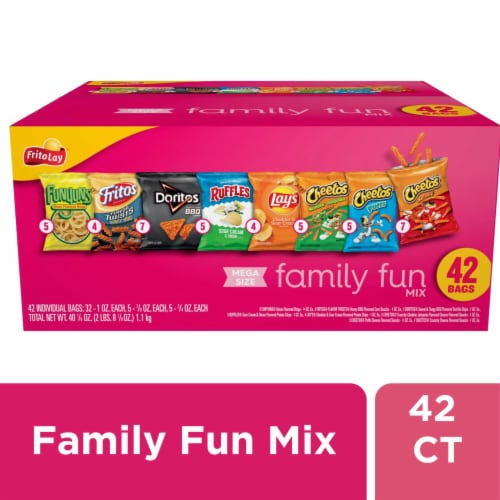 Frito-Lay® Family Fun Mix Chips Variety Pack, 42 ct / 1 oz - Fry’s Food ... Frito-Lay® Family Fun Mix Chips Variety Pack, 42 ct / 1 oz - Fry’s Food ...