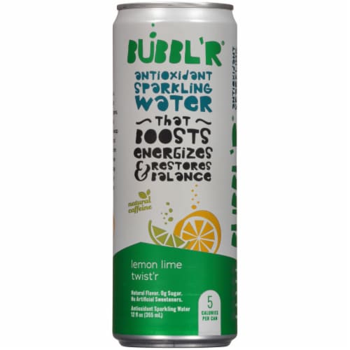 BUBBL'R Lemon Lime Twist’r Antioxidant Sparkling Water Can, 12 fl oz ... BUBBL'R Lemon Lime Twist’r Antioxidant Sparkling Water Can, 12 fl oz ...