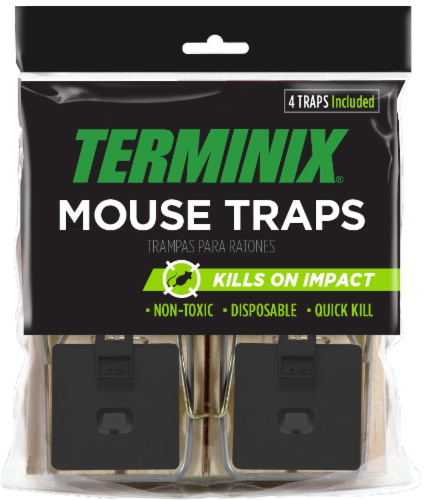 Terminix Wooden Mouse Trap 4 Pk Kroger