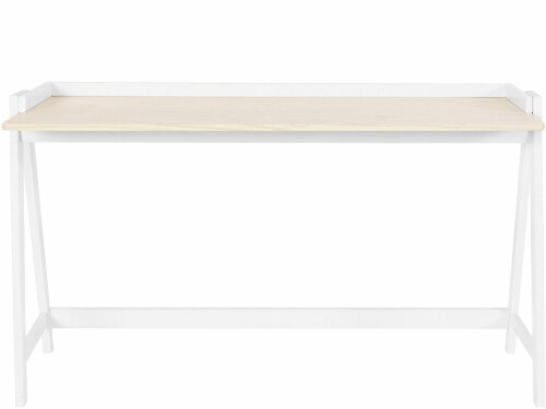 Ren Home Cruz Scandinavian Desk White and Natural 21.50 x 47.00 x 31.50 Fry s Food Stores