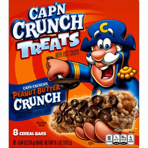 Cap'N Crunch® Peanut Butter Rice Crisps Treat Bars, 8 ct / 0.84 oz - Ralphs Cap'N Crunch® Peanut Butter Rice Crisps Treat Bars, 8 ct / 0.84 oz - Ralphs