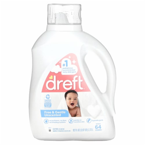 Dreft Baby Detergent Free Gentle Unscented 92 fl oz Smith s Food and Drug