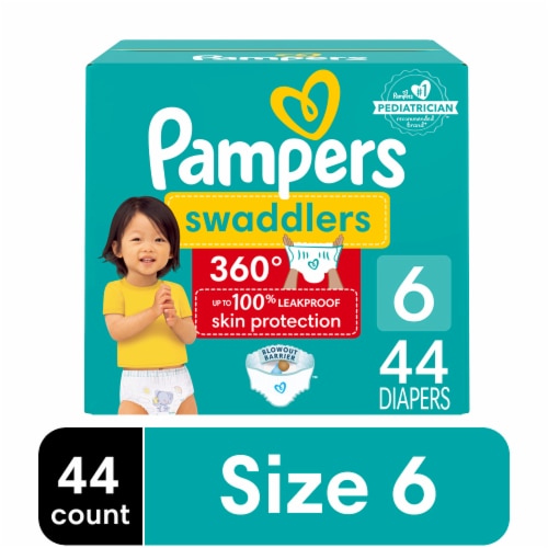 Pampers Swaddlers 360 Pull On Diapers Size 6 35 lbs 44 ct Fry s Food Stores