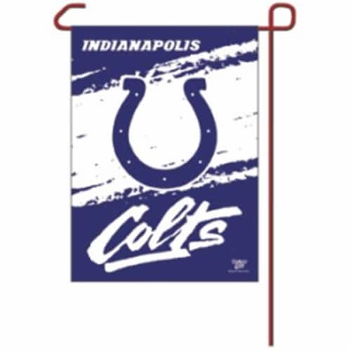 Indianapolis Colts Flag 12x18 Garden Style 2 Sided, 1 ct - QFC Indianapolis Colts Flag 12x18 Garden Style 2 Sided, 1 ct - QFC
