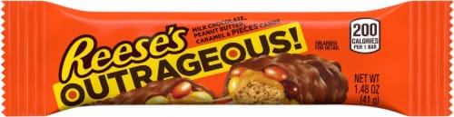Reese's Outrageous Stuffed with Pieces Candy Bar, 1.48 oz - Ralphs Reese's Outrageous Stuffed with Pieces Candy Bar, 1.48 oz - Ralphs