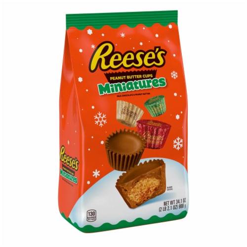 REESE'S Miniatures Milk Chocolate Peanut Butter Cups Christmas Candy ... REESE'S Miniatures Milk Chocolate Peanut Butter Cups Christmas Candy ...