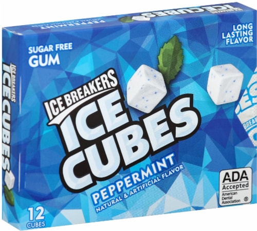 Ice Breakers Ice Cubes Peppermint Sugar Free Gum 12 Ct Pick ‘n Save