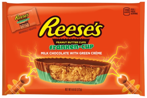 Reese's Peanut Butter Cups Franken-Cups Halloween Candy Milk Chocolate ... Reese's Peanut Butter Cups Franken-Cups Halloween Candy Milk Chocolate ...