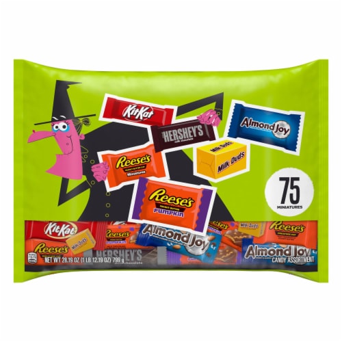 Hershey Miniatures Assorted Chocolate Flavored Halloween Candy Bag 28.19 oz Jay C Food Stores