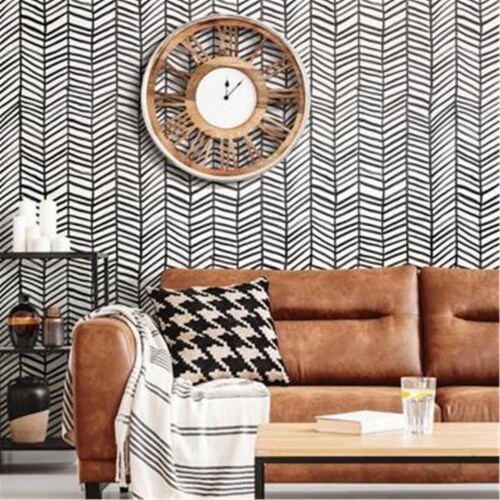Roommates Rmk11633wp Cat Coquillette Herringbone Peel And Stick Wallpaper