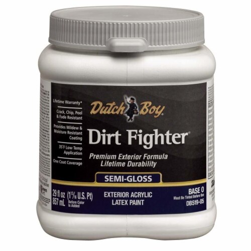 Dutch Boy Dirt Fighter® Semi-Gloss Exterior Acrylic Latex Paint - Base ... Dutch Boy Dirt Fighter® Semi-Gloss Exterior Acrylic Latex Paint - Base ...