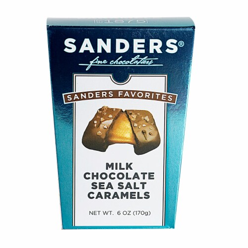 Sanders Milk Chocolate Sea Salt Caramels, 6 oz - Kroger Sanders Milk Chocolate Sea Salt Caramels, 6 oz - Kroger