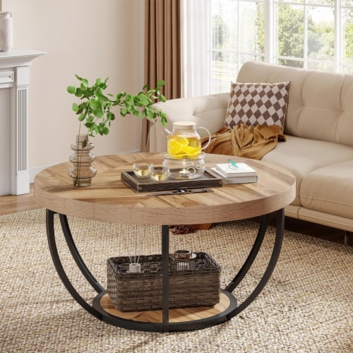 Round tiered coffee table store