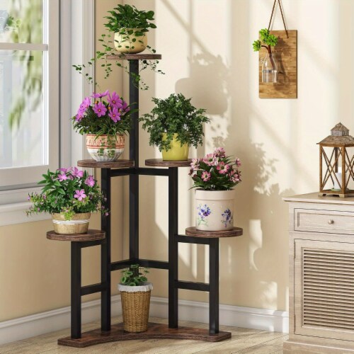 Tribesigns Corner Plant Stand Indoor 6 Tiered Plant Shelf Flower Stand No Size Smith s Food and Drug