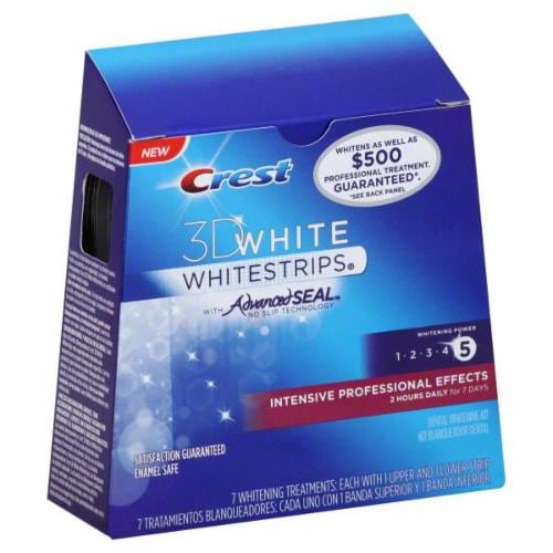 Crest 3d White Intensive Professional Effects Whitestrips Level 5