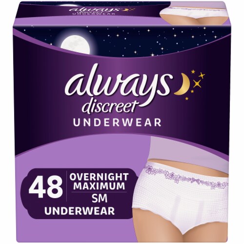 Always Discreet Boutique Small/Medium Overnight Maximum Incontinence ... Always Discreet Boutique Small/Medium Overnight Maximum Incontinence ...