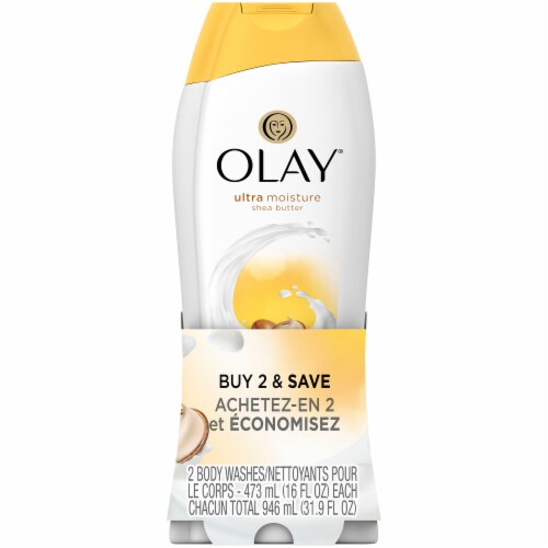 Olay Ultra Moisture Shea Butter Body Wash 2 Ct 16 Fl Oz Ralphs
