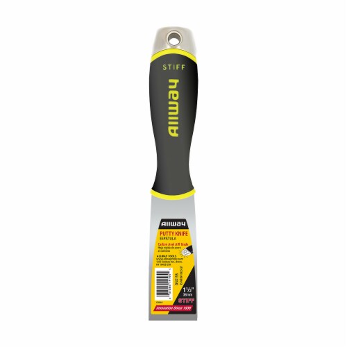 Allway Stiff Carbon Steel Soft Grip Putty Knife, 1.5 in - Kroger Allway Stiff Carbon Steel Soft Grip Putty Knife, 1.5 in - Kroger