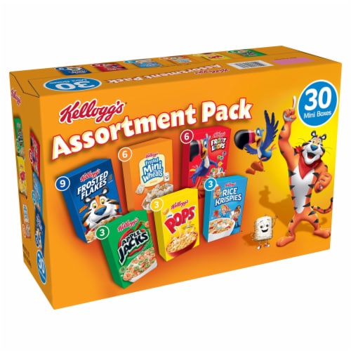 Kellogg's® Variety Pack Cereal, 30 ct / 1.09 oz - Fry’s Food Stores Kellogg's® Variety Pack Cereal, 30 ct / 1.09 oz - Fry’s Food Stores