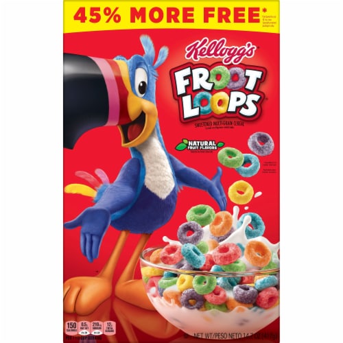 Kelloggs Froot Loops Original Cold Breakfast Cereal 14 7 Oz Pay