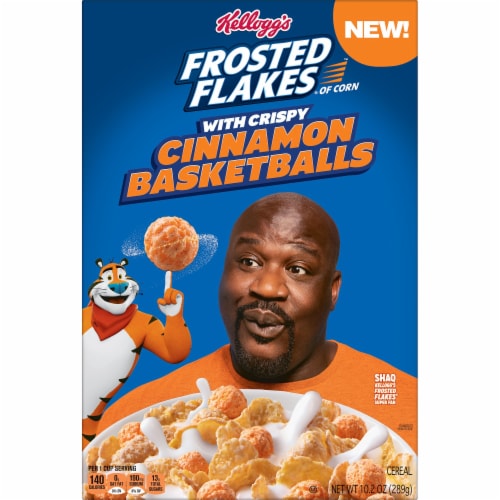 Kelloggs Frosted Flakes Crispy Cinnamon Basketballs Breakfast Cereal