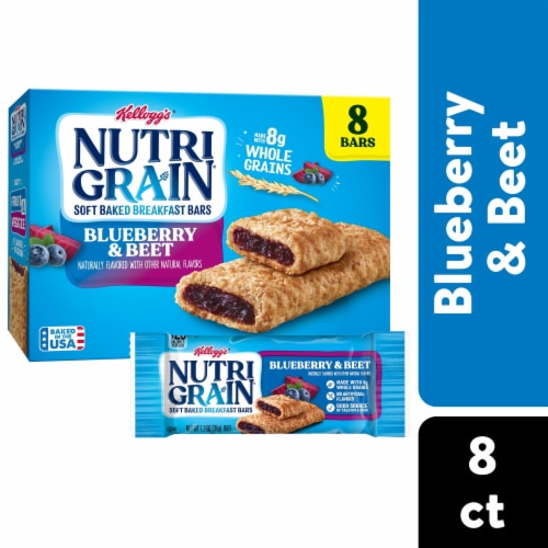 Kellogg's Nutri-Grain Blueberry Beet Cereal Bars, 8 ct / 1.2 oz - Pick ... Kellogg's Nutri-Grain Blueberry Beet Cereal Bars, 8 ct / 1.2 oz - Pick ...