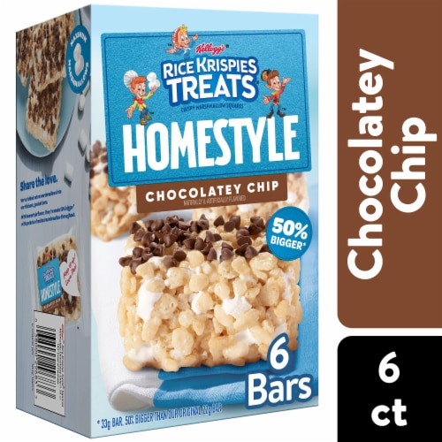 Kelloggs Rice Krispies Treats Homestyle Chocolatey Chip Crispy
