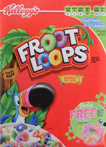 Kelloggs Froot Loops Cereal 25 Oz King Soopers
