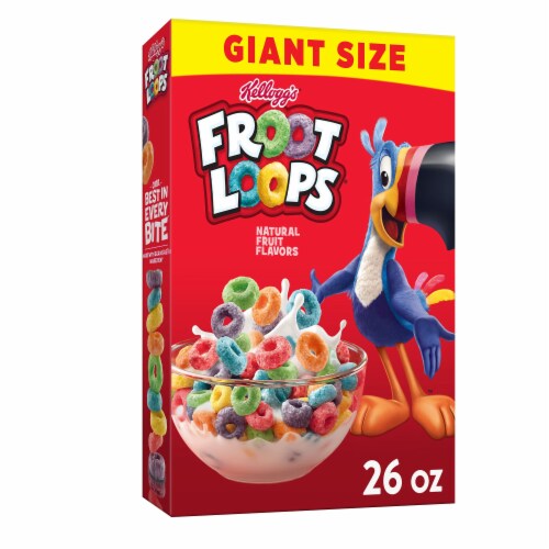 Kelloggs Froot Loops Breakfast Cereal Original 26 Oz Smiths Food