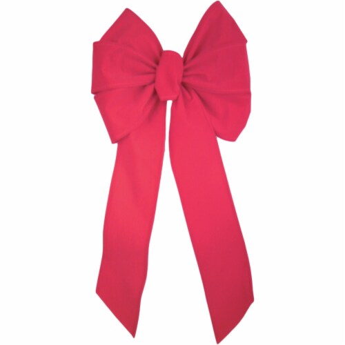 Holiday Trims 7 Loop 14 In W X 28 In L Red Velvet Wire Christmas