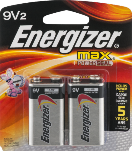 Energizer Max 9 Volt Batteries 2 pk Kroger