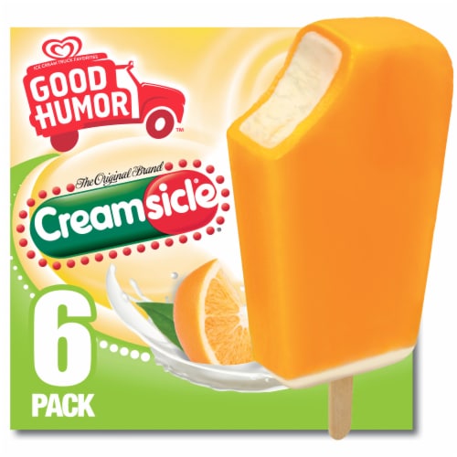 Good Humor Creamsicle Ice Cream Bars 6 Ct Kroger